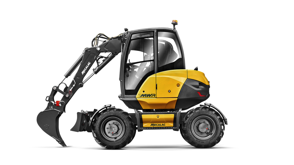 Rubber wheel excavator - best heavy machine