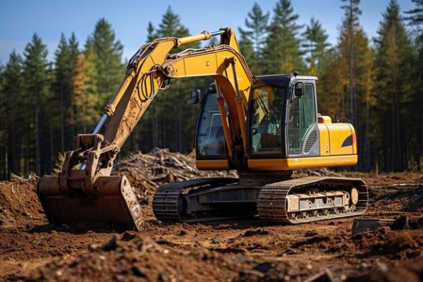 Grading with an excavator - best heavy machine