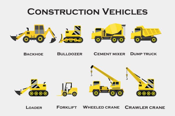 Construction trucks names - best heavy machine