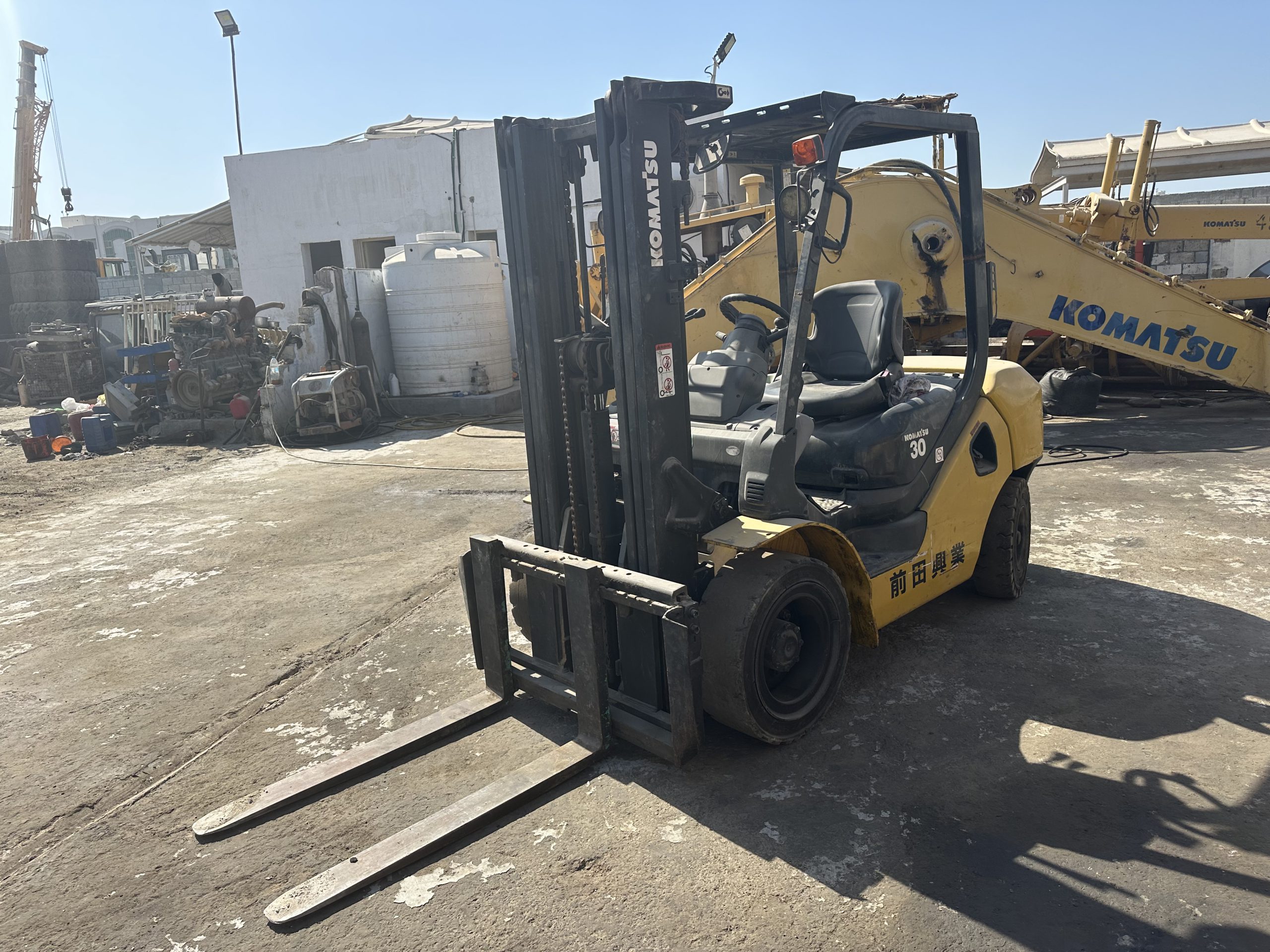 Komatsu forklift FD30T model 2017 - best heavy machine Komatsu forklift